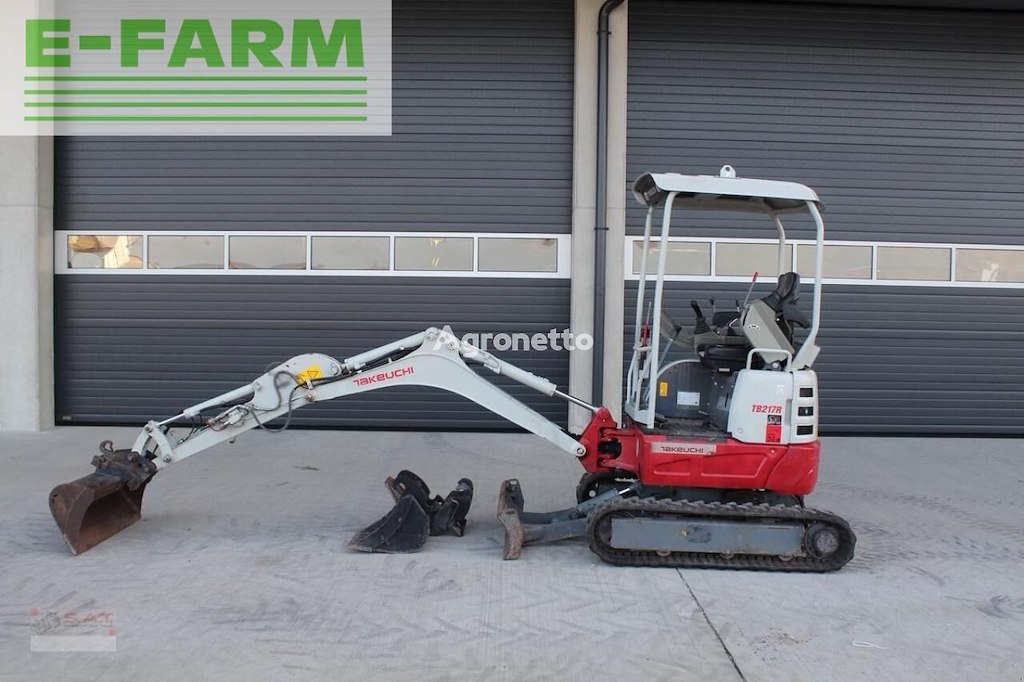 Takeuchi tb 217 r minibagger - bagger traktor točkaš