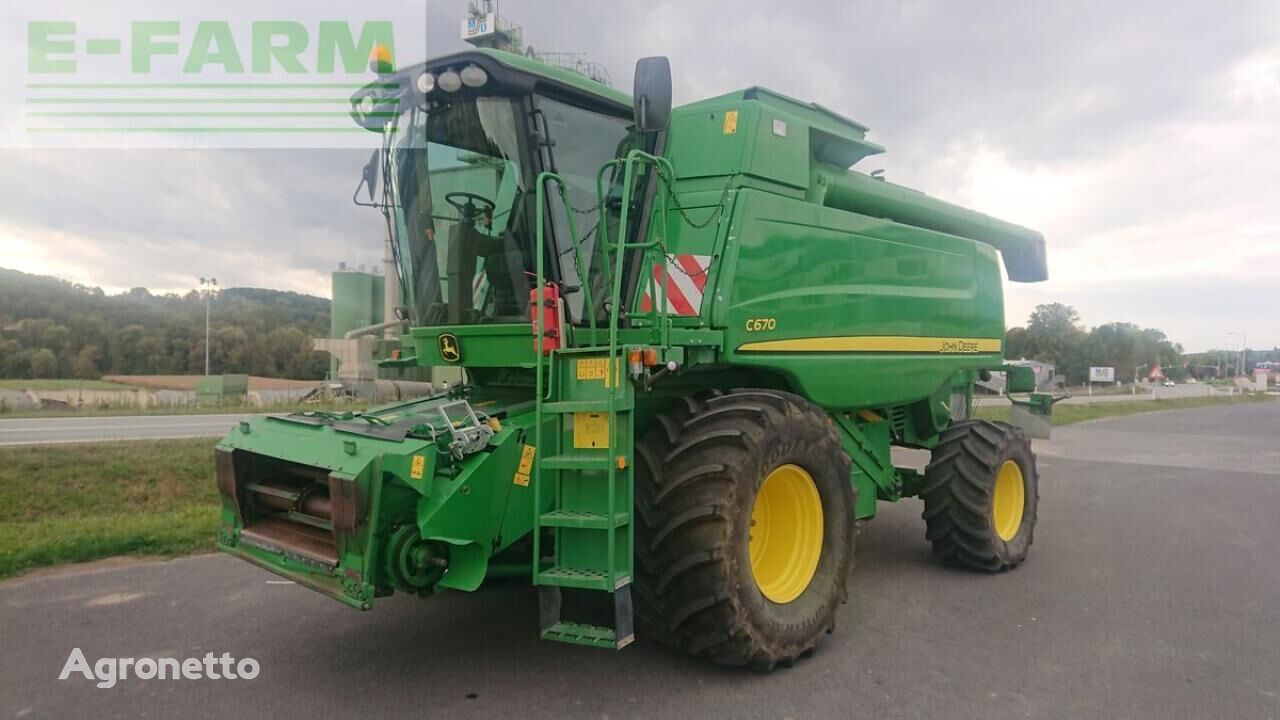 John Deere c670 + geringhoff vs610 kombajn za žito