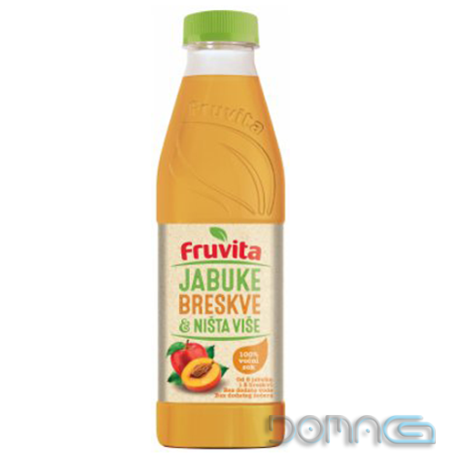 Sok Fruvita breskva i jabuka 0.33l paket 1/12