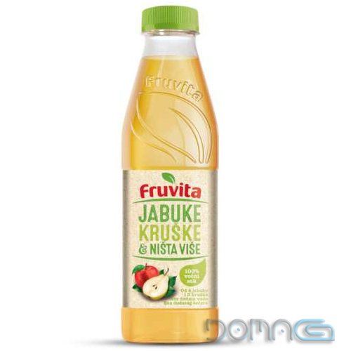 Sok Fruvita kruška i jabuka 0.33l paket 1/12