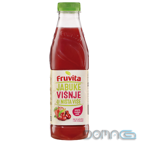 Sok Fruvita višnja i jabuka 0.33l paket 1/12