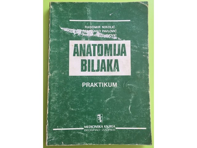 Anatomija biljaka praktikum Nikolić Pavlović Živanović