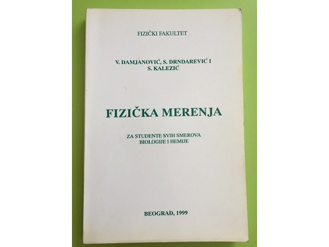 Fizička merenja Damjanović Drndarević Kalezić