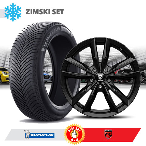 215/55 R17 SET Z MICHELIN + REDS FAS MB 5/108