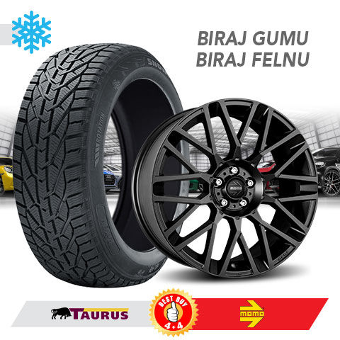 245/45 R18 SET Z TAURUS + MOMO REV MB 5/112