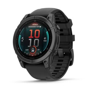 Fenix E 47 mm, AMOLED Slate grey steel Black band