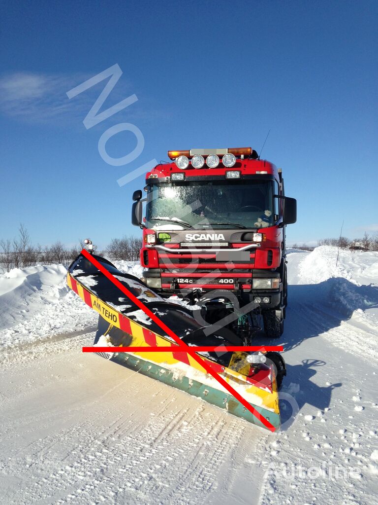 Scania P124 400 *6x4 / 4x4 AWD *PLOW PLATE *FULL STEEL *MANUAL *HUB RED kiper