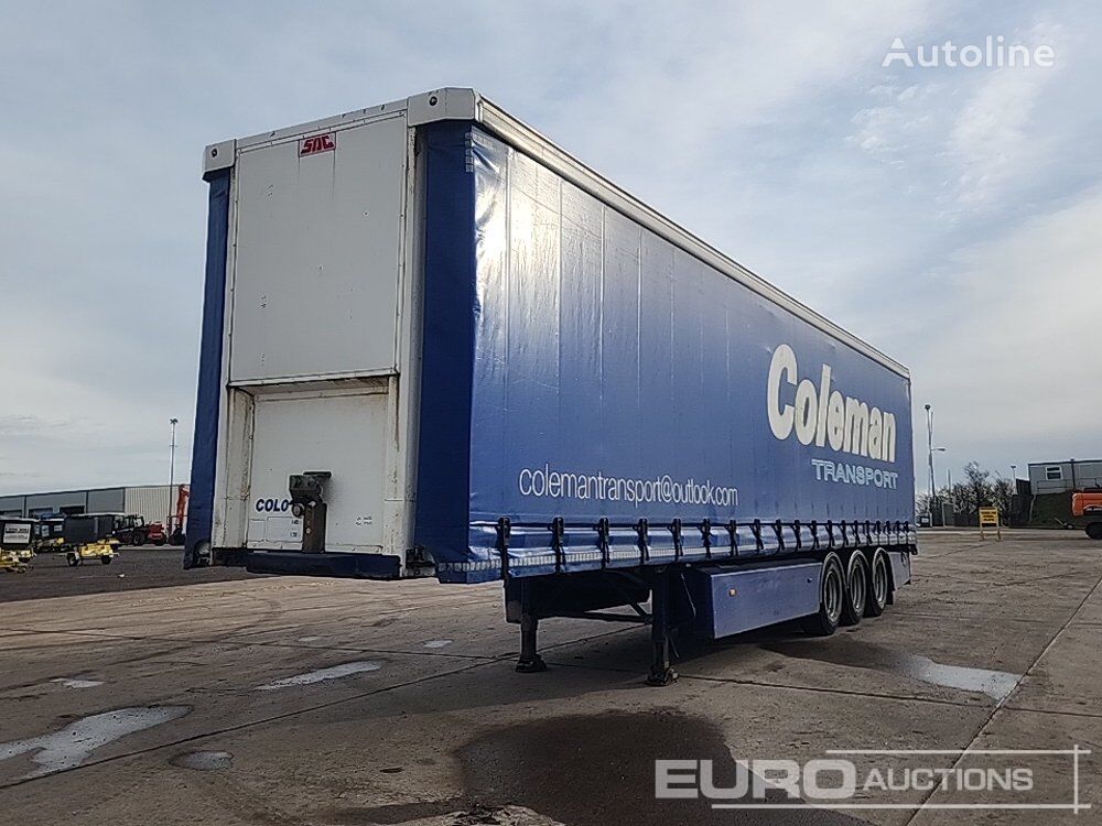 Prodaje se SDC 45' Tri Axle Curtainsider Trailer poluprikolicu sa kliznom ceradom na aukciji