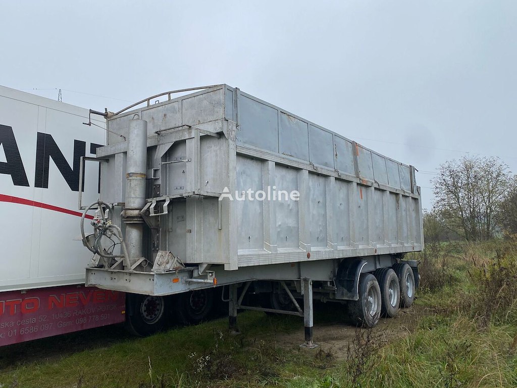 Kaiser S380/30, Alu Kipper 45 m³, VIDEO poluprikolica kipera