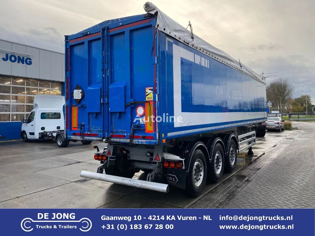 Stas S300CX / Tipper ALU / 55 M3 / Mercedes + Disc / 1x Lift Axle poluprikolica kipera