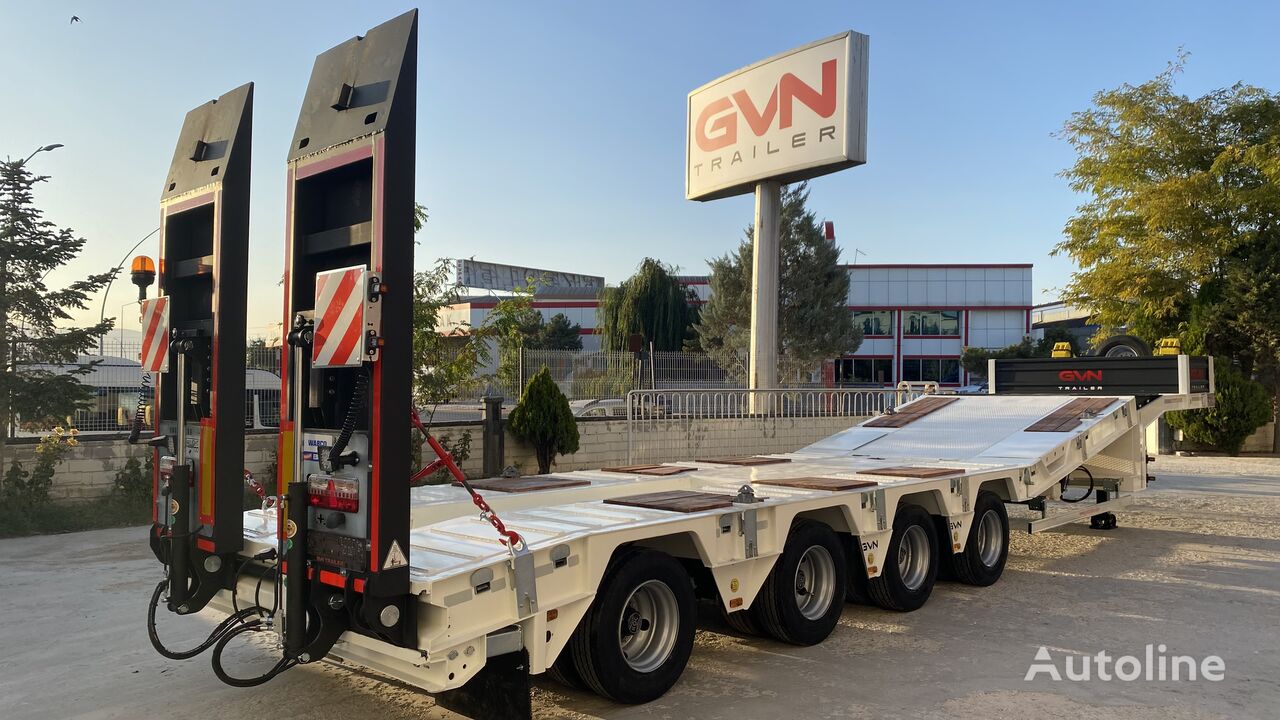 Nova GVN Trailer 4 AXLE HYDRAULIC PLATFORM LOWBED poluprikolica sa niskom platformom