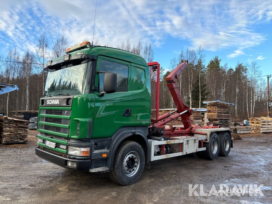 Prodaje se Scania 124G rol kiper sa kukom na aukciji