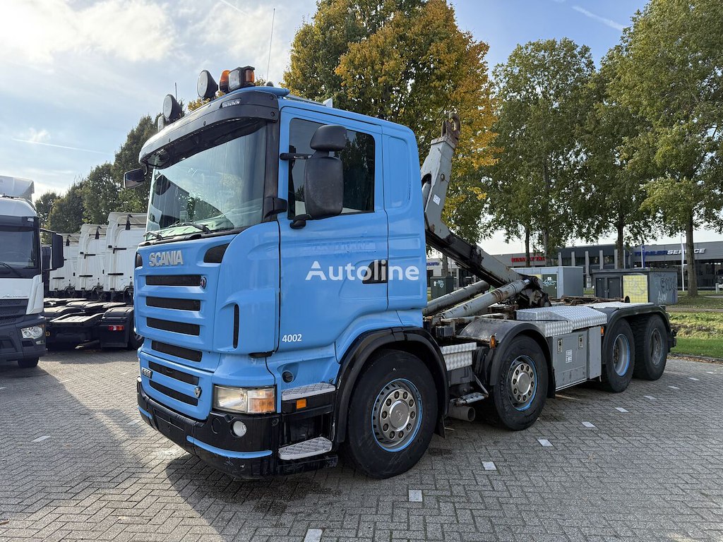 Scania R500 V8 Hooklift - Euro 5 - 8x2 - Abroll kipper 26Ton kamion rol kiper