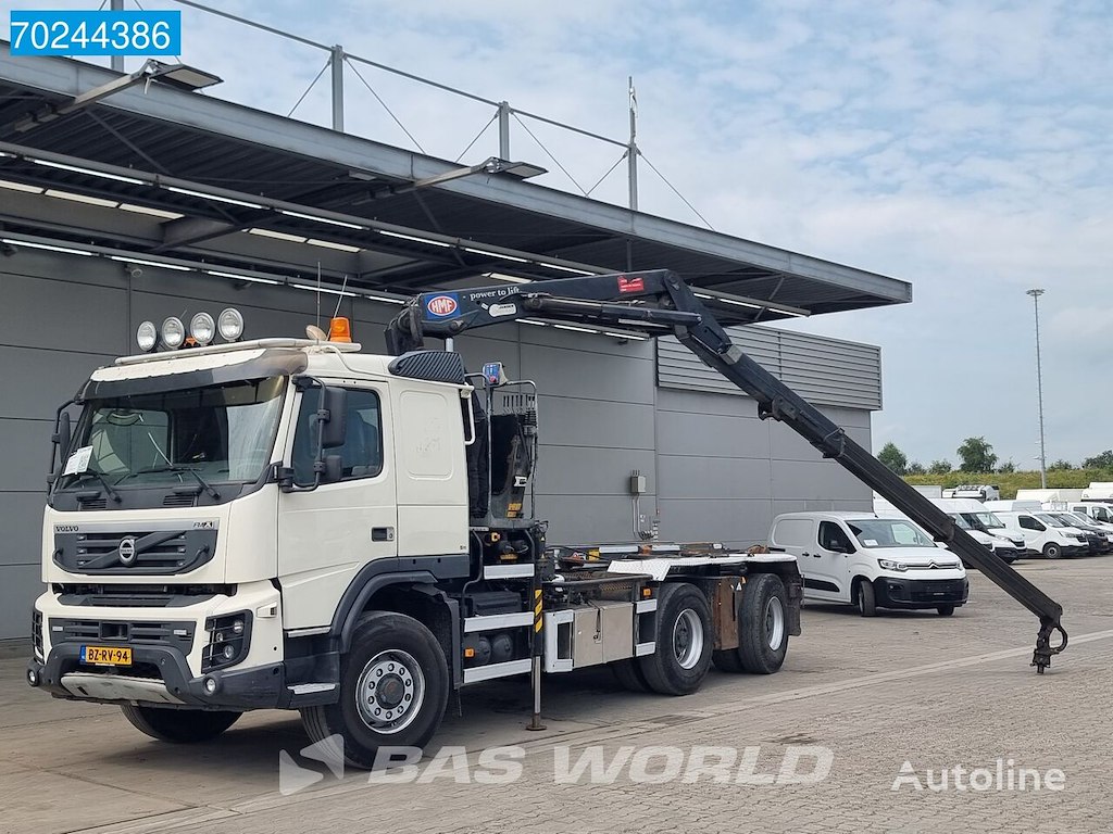 Volvo FMX 460 6X6 HMF 1643-Z2 kran Crane VEB+ Hydrodrive Big-Axle Lenk kamion rol kiper