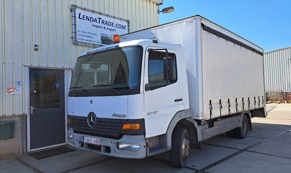 Mercedes-Benz Atego 1017 * Manual pump * Spring-Spring kamion sa klizna zavesa cerada