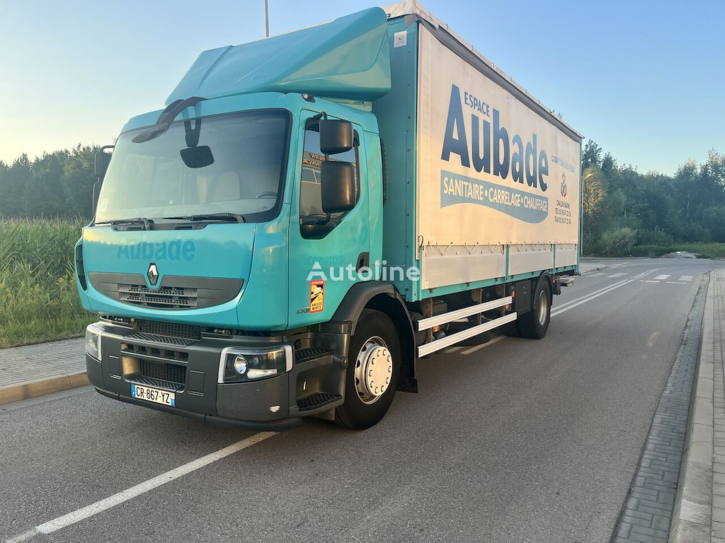 Renault Premium 430 E5EEV BURTA FIRANKA WINDA ZACZEP kamion sa klizna zavesa cerada