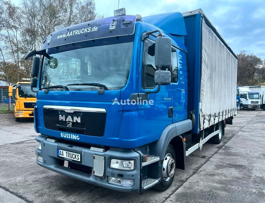 MAN TGL 8.220*E5*KLIMA*1XBETT*MANUAL*6m* kamion sa klizna zavesa cerada