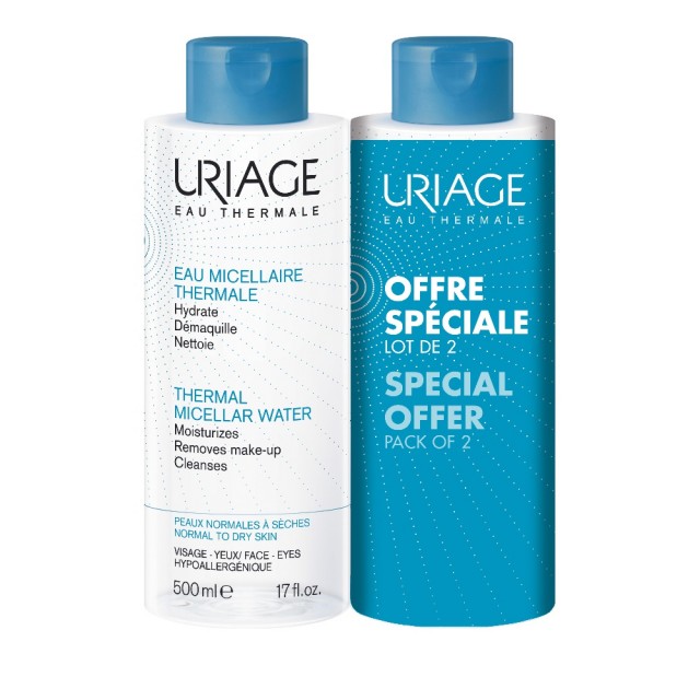 URIAGE THERMAL MICELLAR WATER BLUE 2x500ml