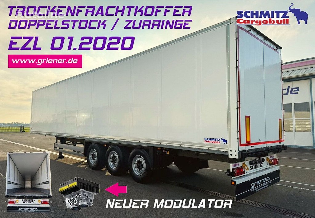 Schmitz Cargobull SKO 24 furgon poluprikolica