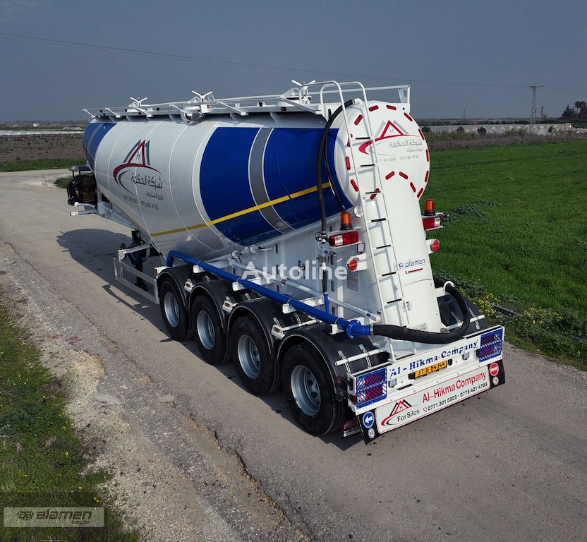 Nova Alamen Trailer 28-60 m3 Dry Cement Bulkers cisterna za prevoz cementa