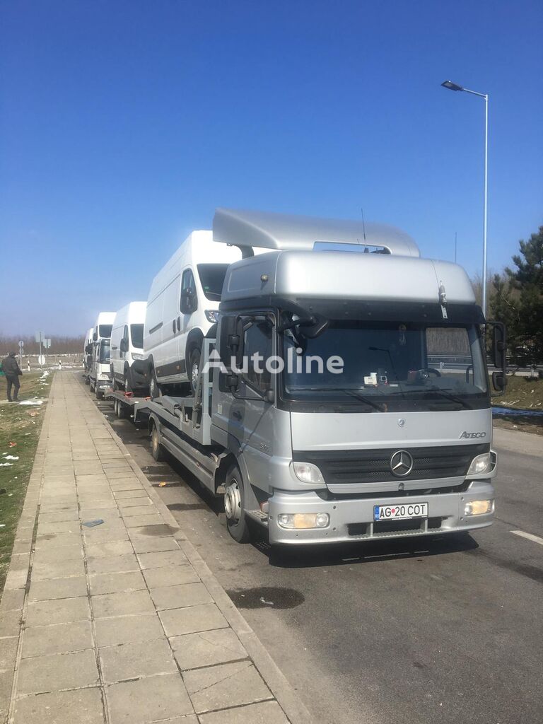 Mercedes-Benz ATEGO 824 L autotransporter + prikolica autotransportera