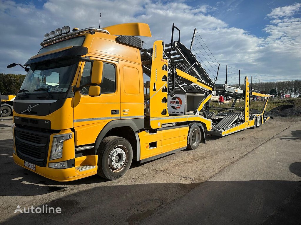 Volvo FM460 autotransporter + prikolica autotransportera