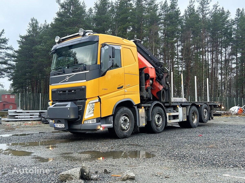 Prodaje se Volvo FH540 4-akslet kranbil - Palfinger 65 TM kran med jibb kamion platforme na aukciji