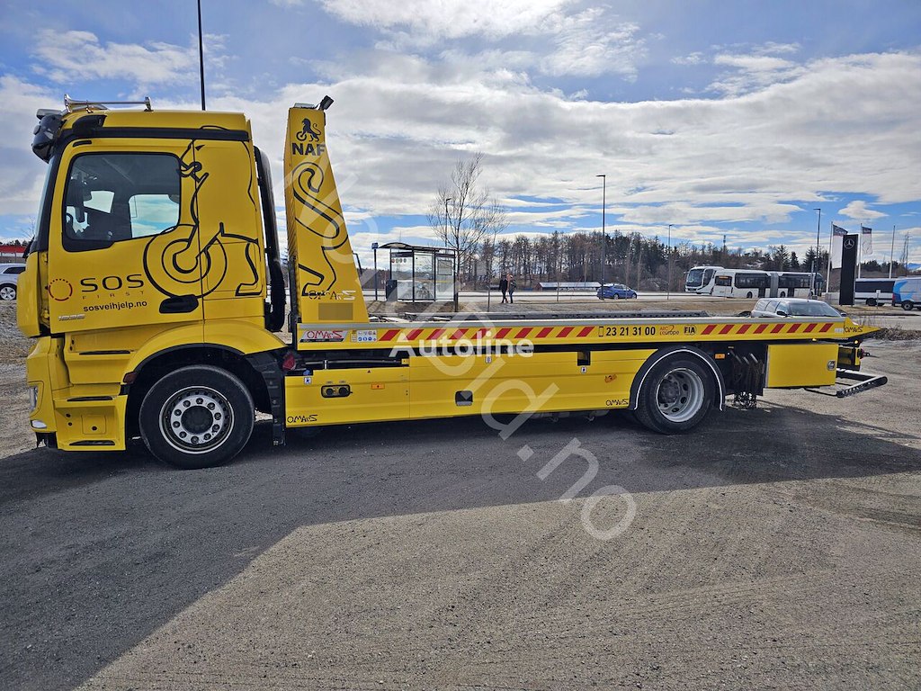 Mercedes-Benz ACTROS 1836 *OMARS 5200 24B *2x5.2t WINCHES *PLATFORM 6.8m šlep auto