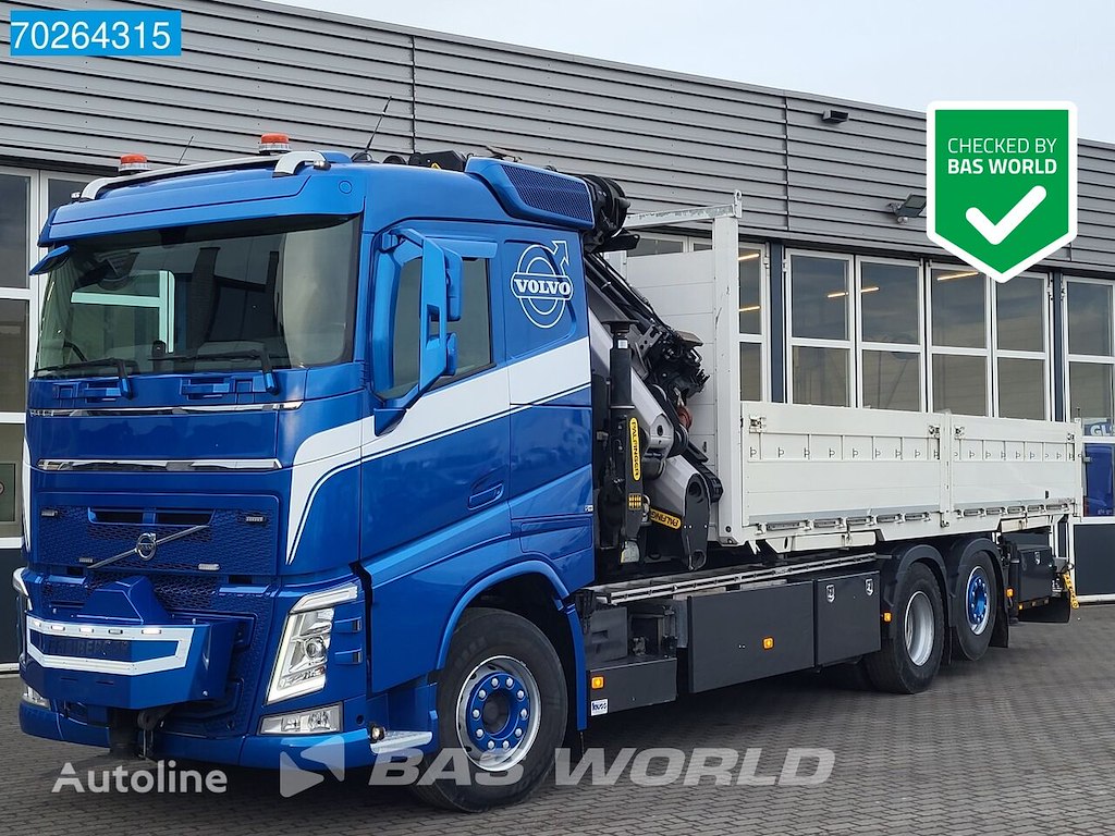 Volvo FH 540 6X2 Palfinger PK37.002 TEC 7 Kran + Jib Winch Lift+Lenkac vozilo za prevoz kontejnera