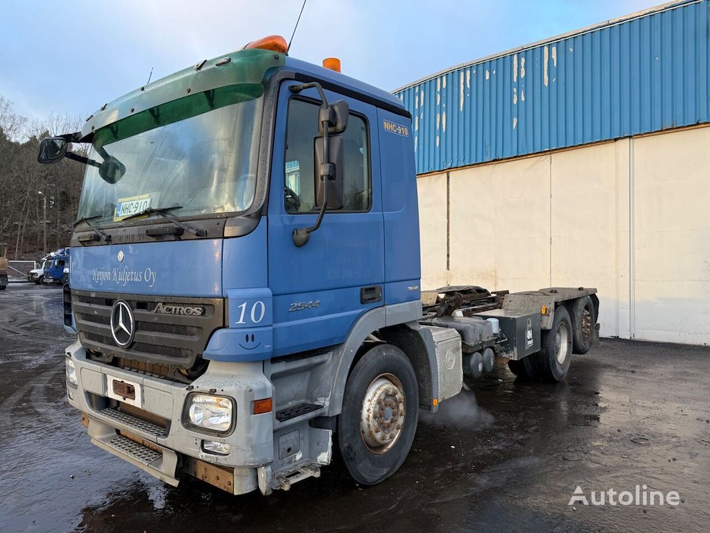 Mercedes-Benz Actros 2544 6x2 eps 3 pedals steel / air kamion sa kukom za podizanje tereta