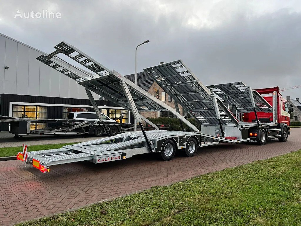 Kalepar Autotransporter 6-lader trailer, direct inzetbaar poluprikolica autotransportera