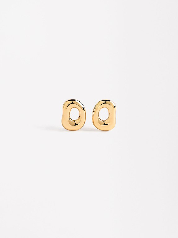 Golden Hoop Earrings