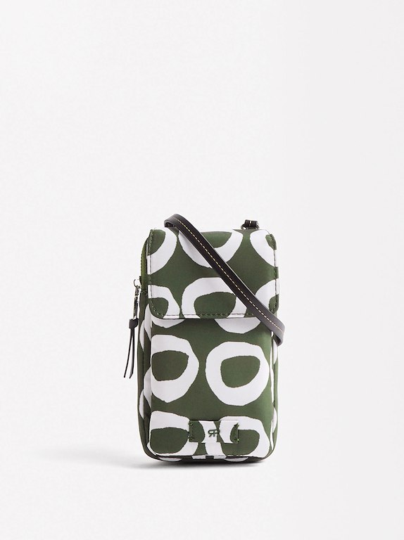 Printed Nylon Phone Bag