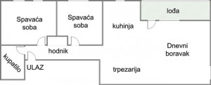 Novogradnja sa građ.dozvolom, Ledine -