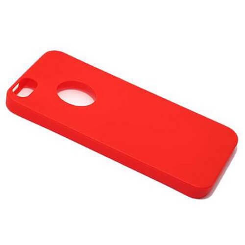 Tanki color silikon – crvena (iPhone 5/5S/SE)