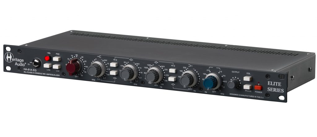 Heritage Audio HA-81A Elite | 1-Channel Channel Strip