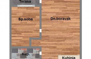 Dvosoban stan na Telepu-45m2