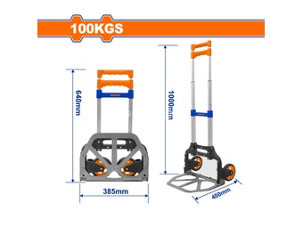 Sklopiva transportna kolica WWB8A10 100kg. WADFOW