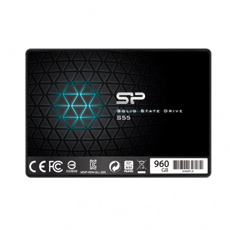 Silicon Power SSD SATA3 120GB S55 550420 Mbs, SP120GBSS3S55S25