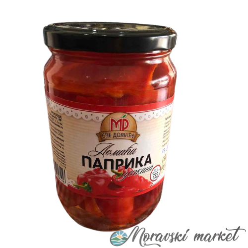 MR domaća seckana paprika crvena 720g