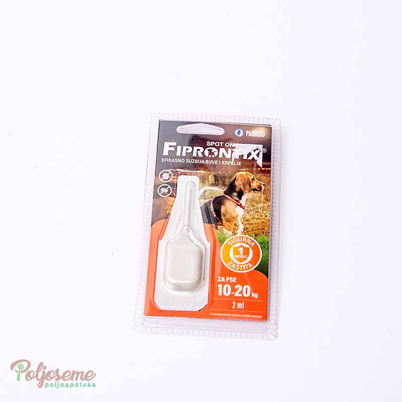 FIPRONTIX 2ML ZA PSE OD 10 DO 20KG