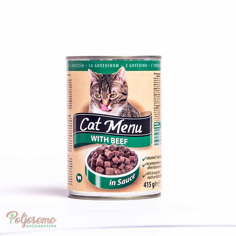 CAT MENU GOVEDINA 415GR