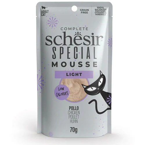 SCHESIR Special Need Kesica za mačke Mousse, Light, 70g