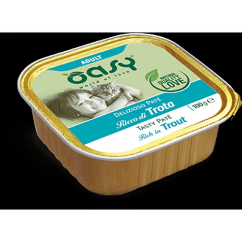 OASY Tasty Pate Pašteta za mačke s Pastrmkom, 100g