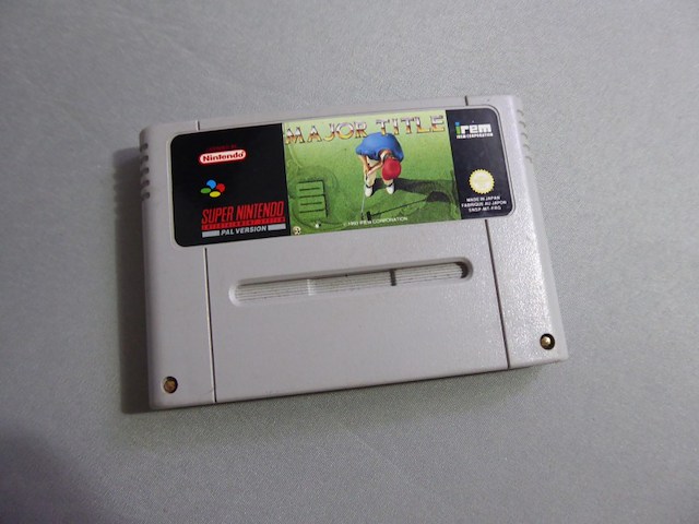 MAJOR TITLE - GOLF / Super Nintendo SNES