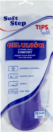 TIPS
COMFORT gel ulošci za žensku obuću, 1 kom