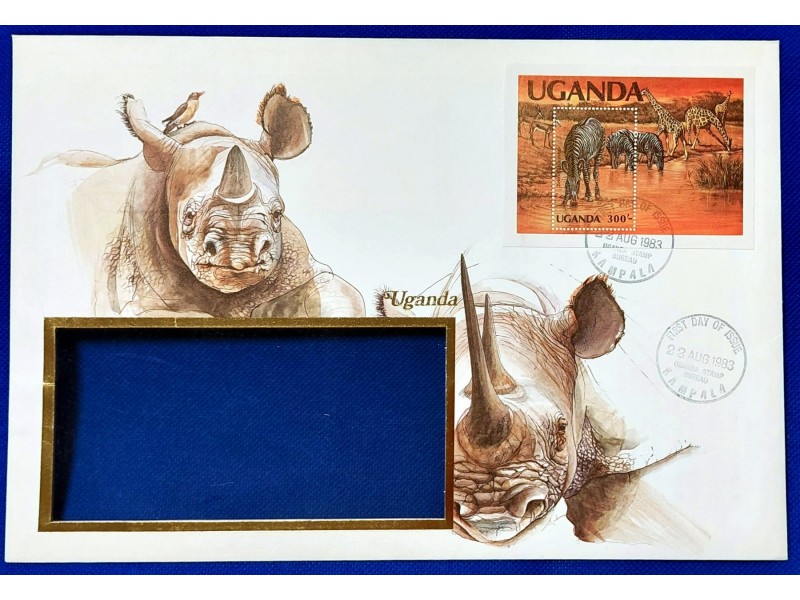 Uganda FDC 1983. Blok br. 41