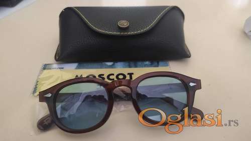 Moscot Lemtosh Brown/Celebrity Blue size M Polarizovane