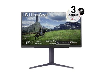 LG 27GS85Q-B QHD IPS 200Hz