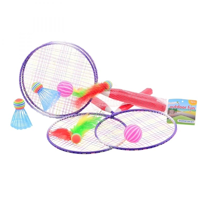 BADMINTON SET SA DVE LOPTICE